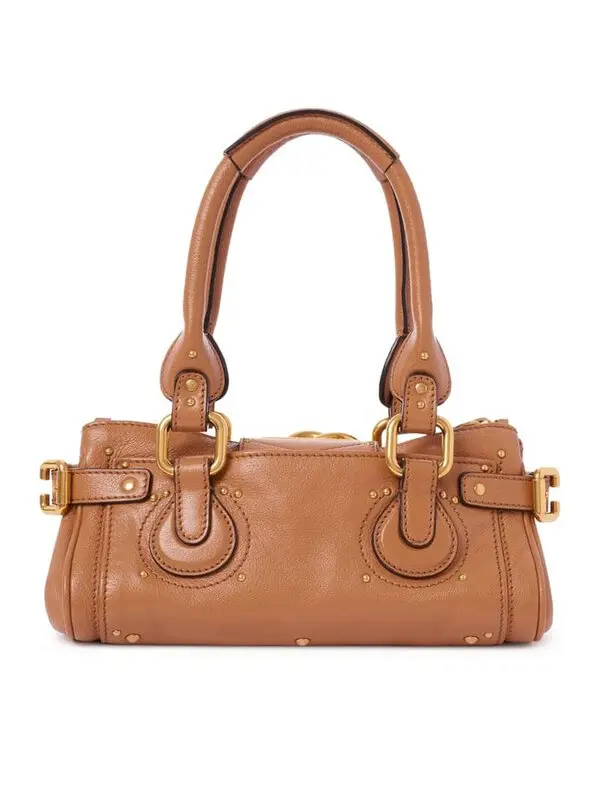 Chloé Small Paddington Bag In Grainy Leather - Multicolor