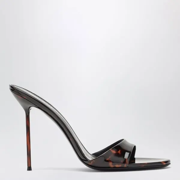 Paris Texas Lidia 105 Patent Leather Mules - Brown
