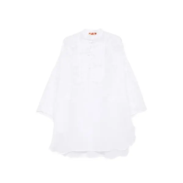 ERMANO SCERVINO Ermanno Scervino Linen Lace Day Dress