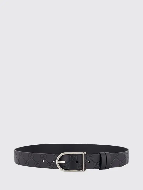 Gucci Reversible Leather Belt - Black