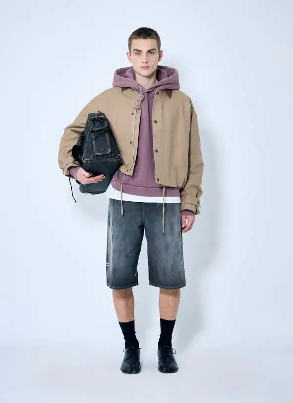 Acne Studios Distressed Denim Shorts