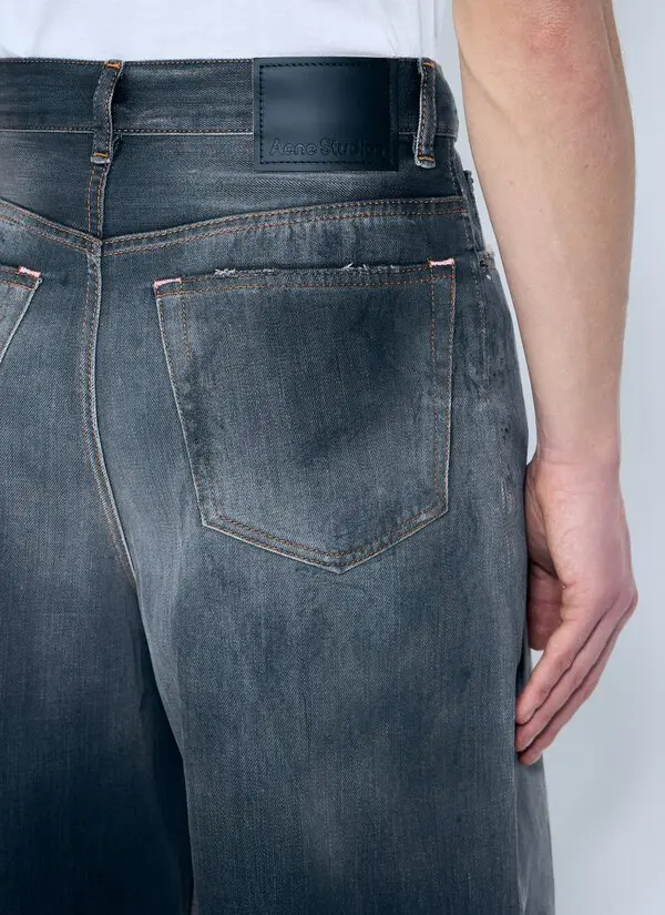 Acne Studios Distressed Denim Shorts