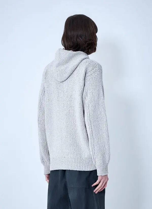 Stone Island Zip-up Knit Hoodie