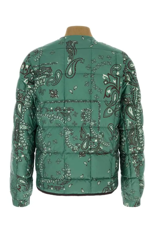 Moncler Printed Polyester Reversible Chalvron Down Jacket - Multicolor