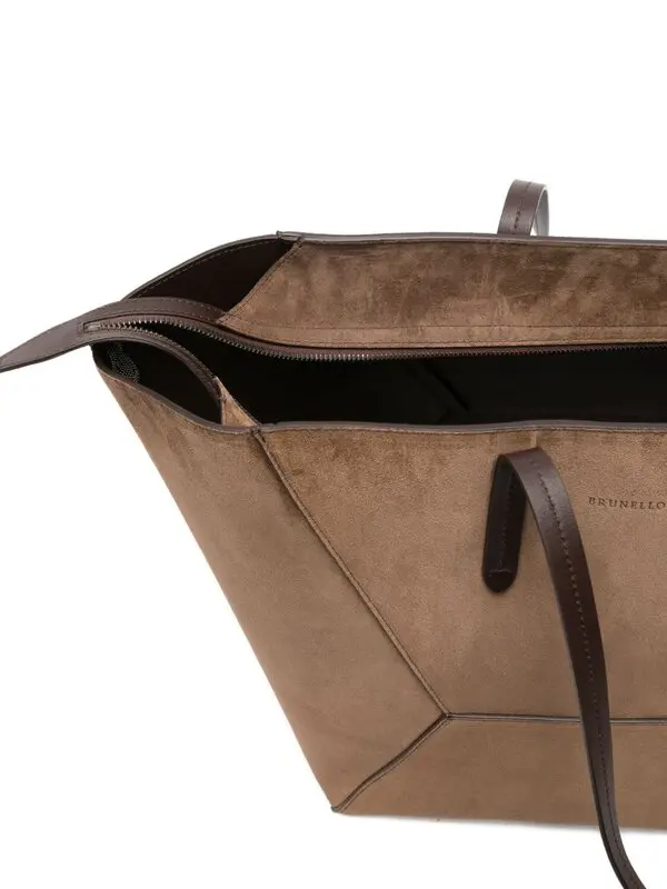 Brunello Cucinelli Leather Tote Bag