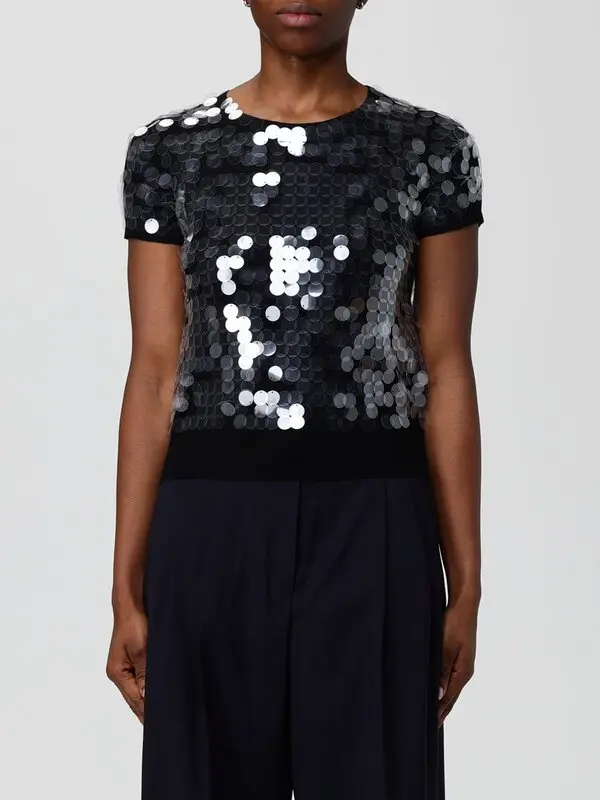 Max Mara Short Sleeve Sweater - Black