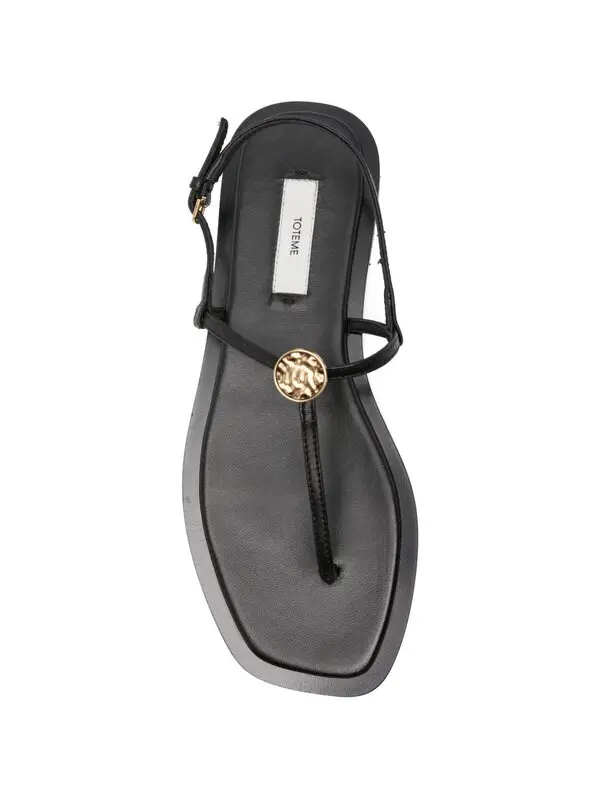 TOTEME T-strap Leather Sandals