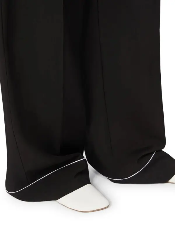 Sportmax Satin Rivet Jogger Pants