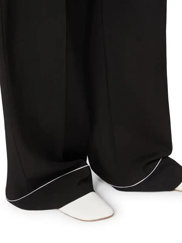 Sportmax Satin Rivet Jogger Pants