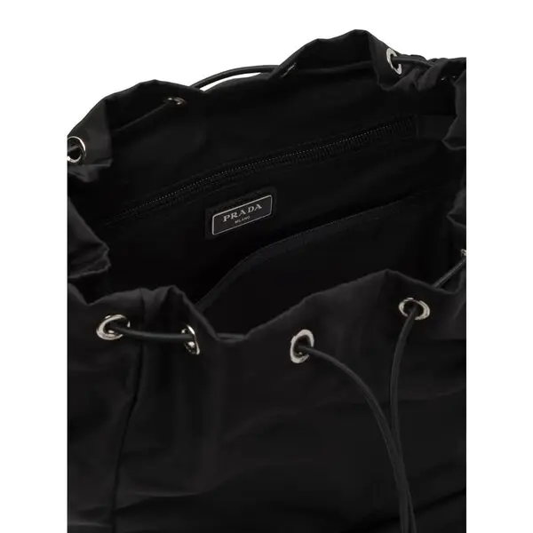 Prada Leather And Nylon Backpack