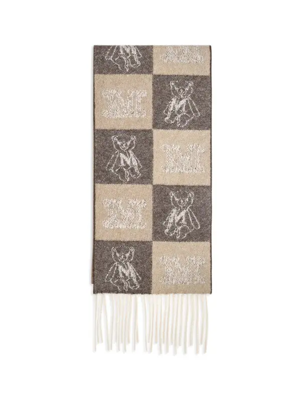 Max Mara Cashmere Fringed Scarf