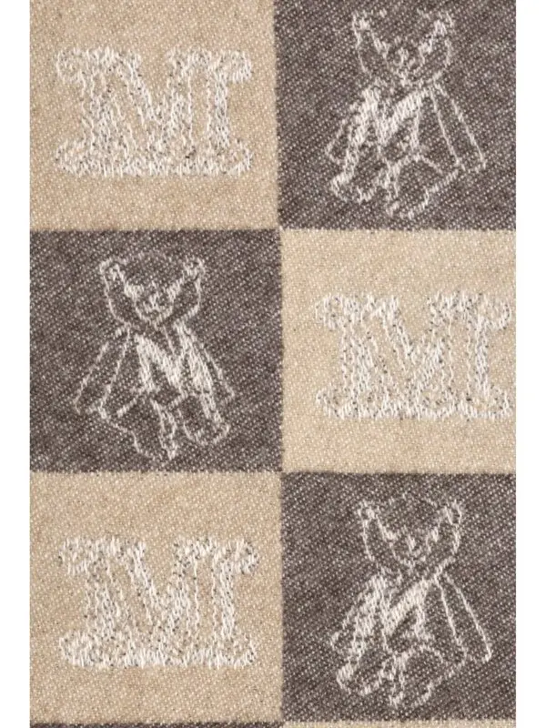 Max Mara Cashmere Fringed Scarf