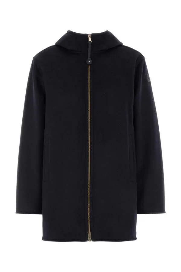 Moncler Wool Blend Hemiptere Jacket - Blue