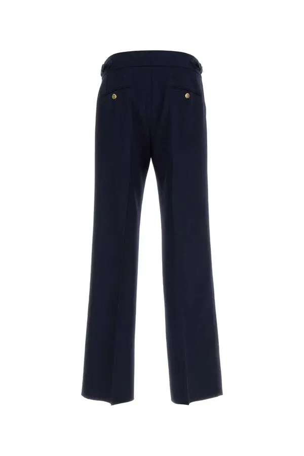 Dolce & Gabbana Navy Wool Pant