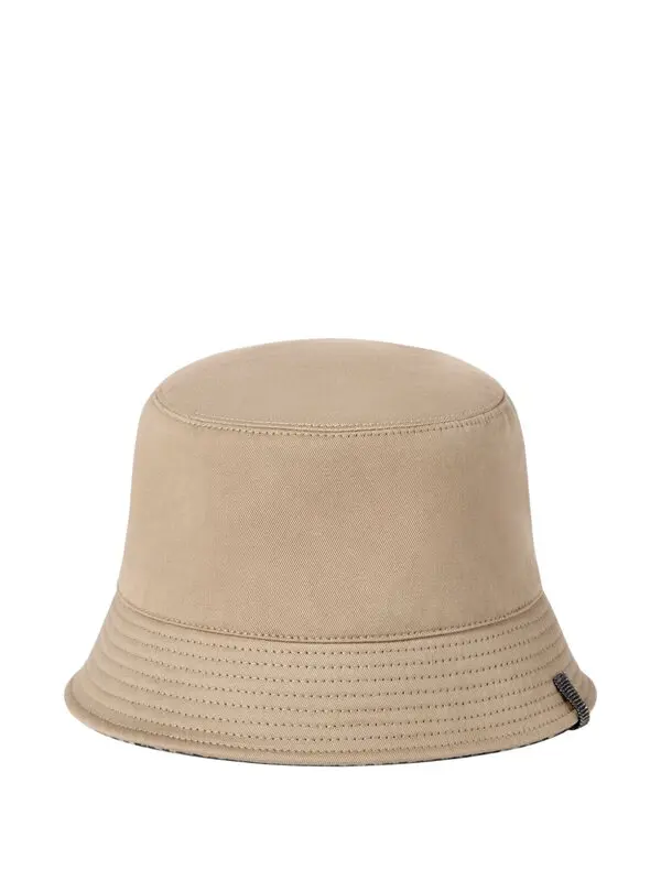 Brunello Cucinelli Cotton And Linen Bucket Hat - Multicolor
