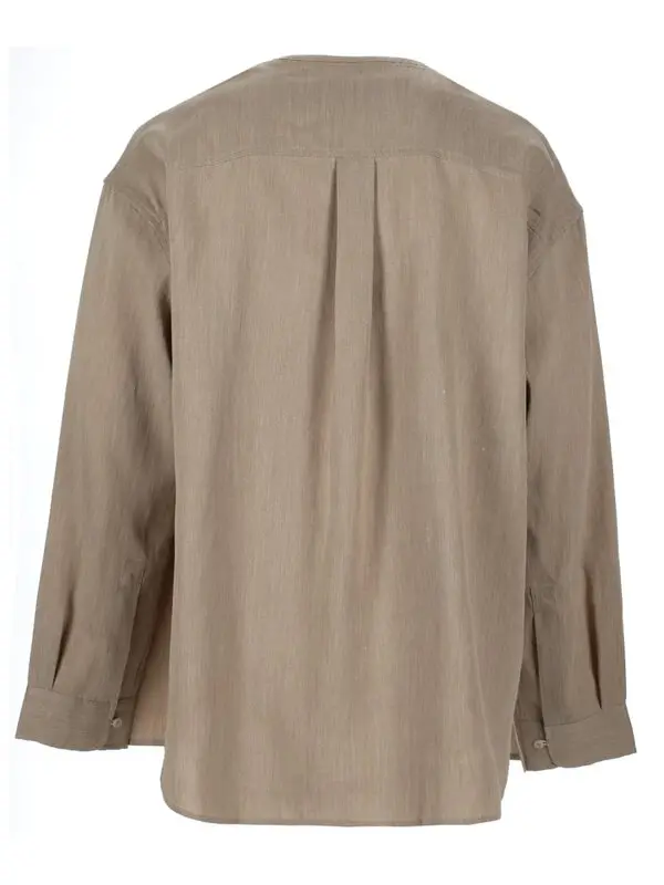 Jacquemus Linen Blend Shirt - Cream