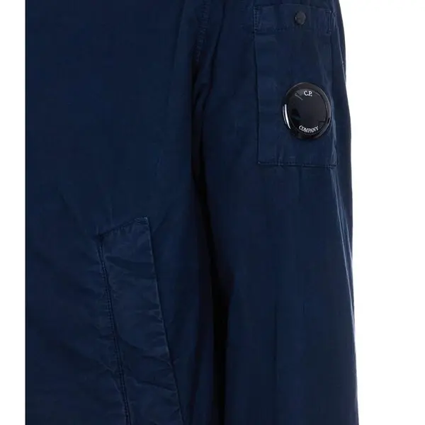 C.P. COMPANY Lens Logo Micro-reps Hooded Jacket