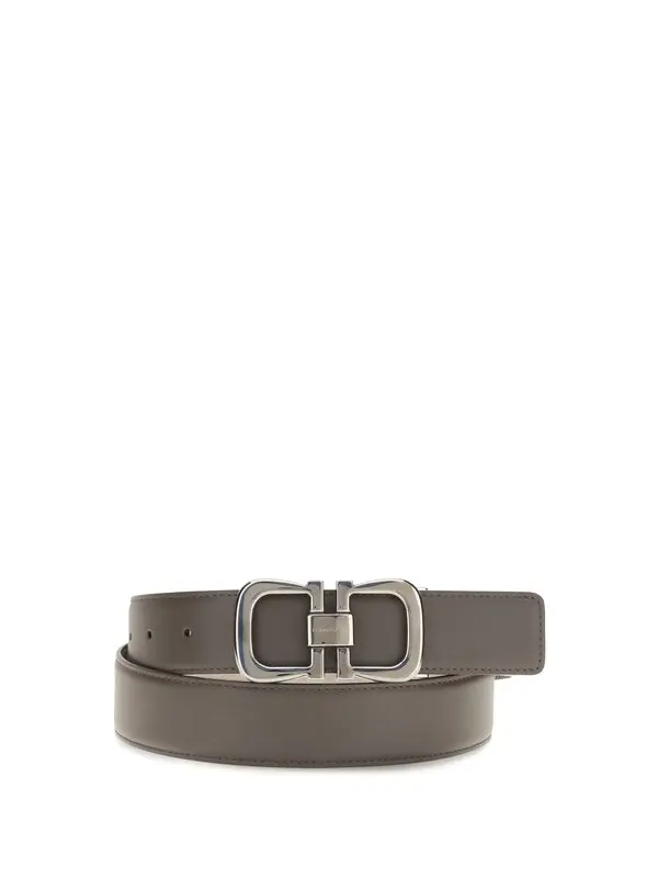 FERRAGAMO Reversible Leather Belt