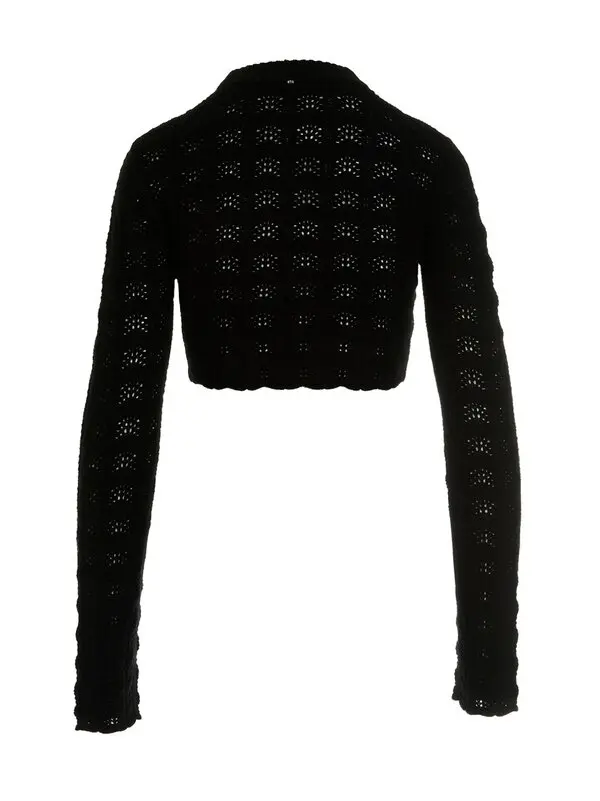 Sportmax Medea Cropped Pointelle Sweater