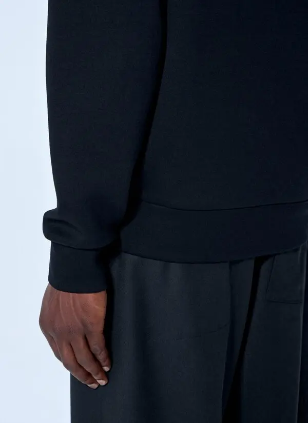 Prada Technical Cotton Sweatshirt - Black