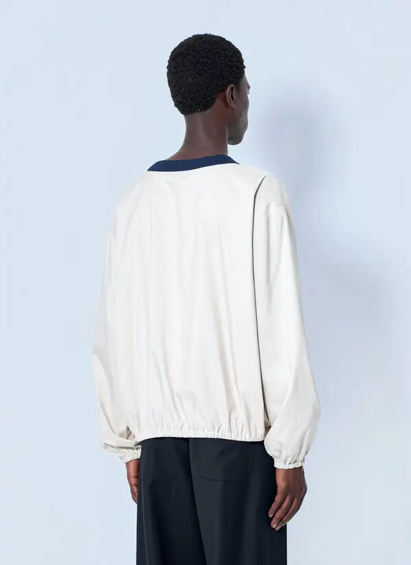 Miu Miu Technical Pongé Sweatshirt