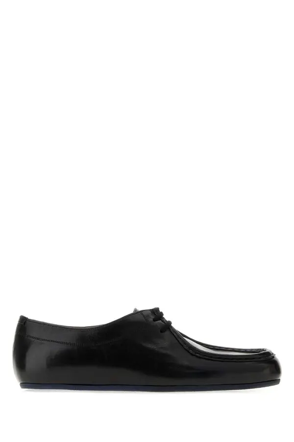 JIL SANDER Leather Hood Lace-up Shoes