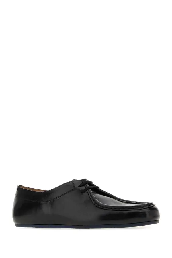 JIL SANDER Leather Hood Lace-up Shoes