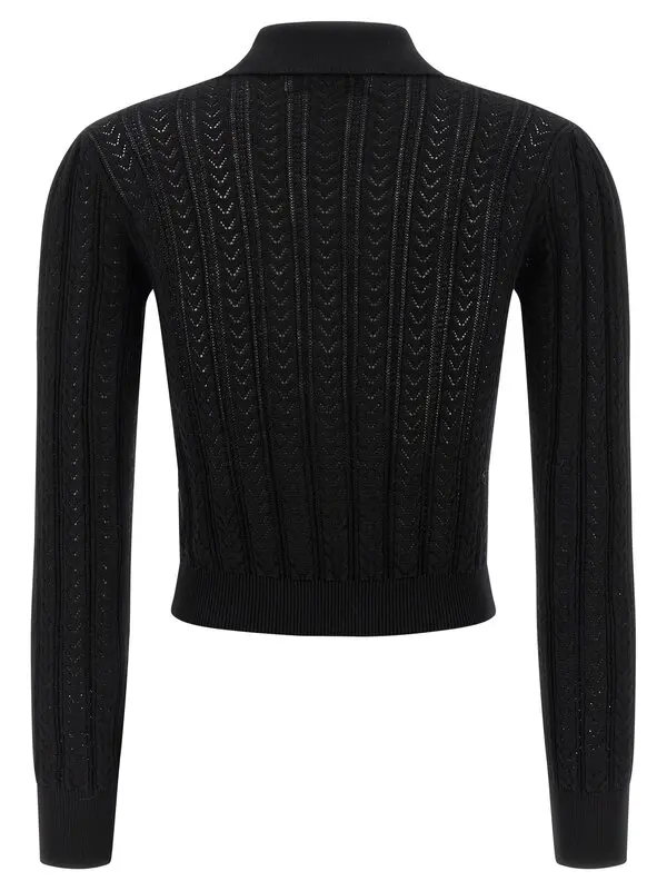 Alessandra Rich Cashmere Blend Knit Cardigan