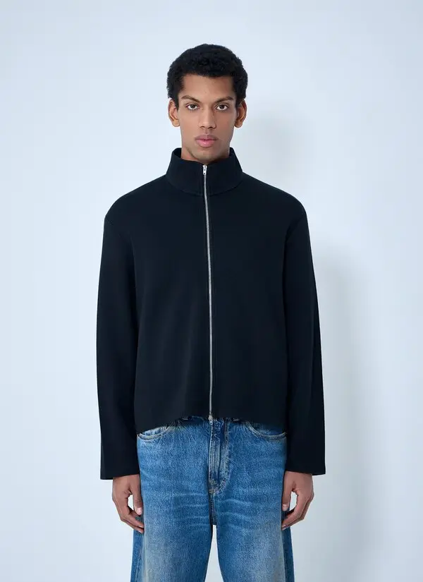 Our Legacy High-neck Zip-up Jacket - Black