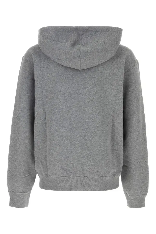 JIL SANDER Grey Cotton Sweatshirt - Gray