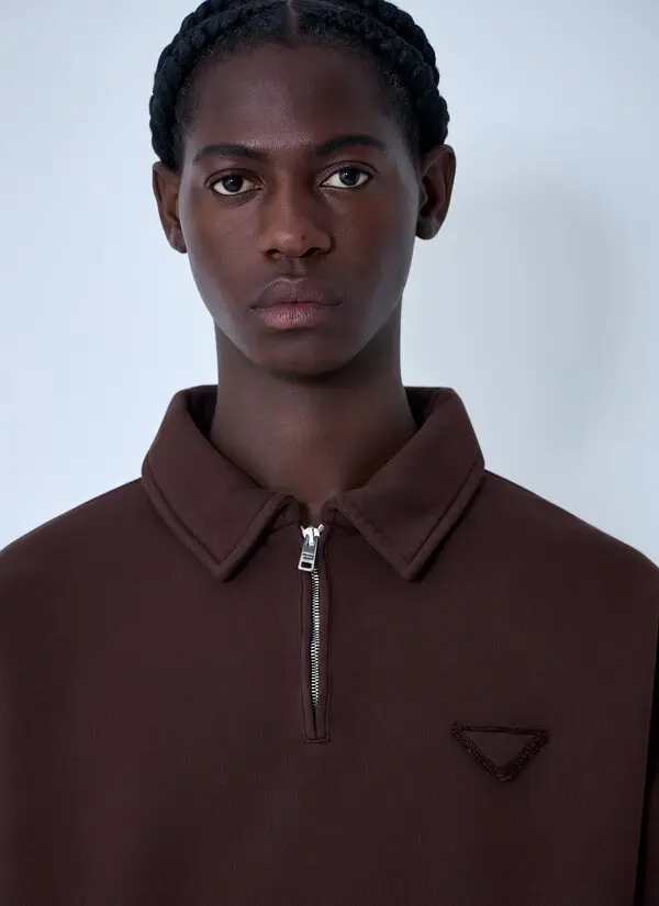 Prada Logo Motif Sweatshirt