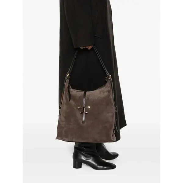 TOD'S T Timeless Tote Bag - Brown