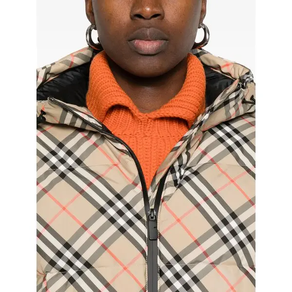 Burberry Neutrals Jackets Puffer Jackets