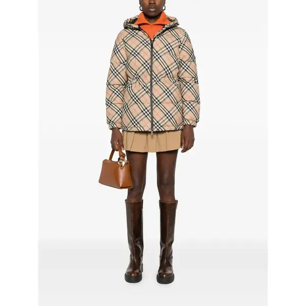 Burberry Neutrals Jackets Puffer Jackets