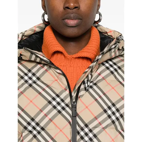 Burberry Quilted Down Hooded Puffer Jacket