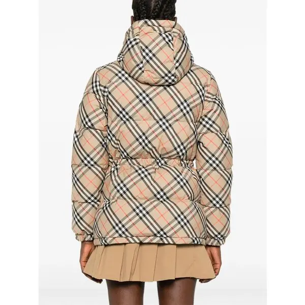 Burberry Quilted Down Hooded Puffer Jacket