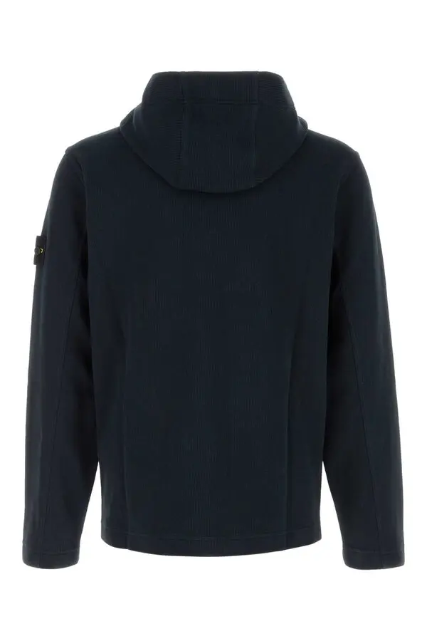 Stone Island Navy Cotton Sweatshirt