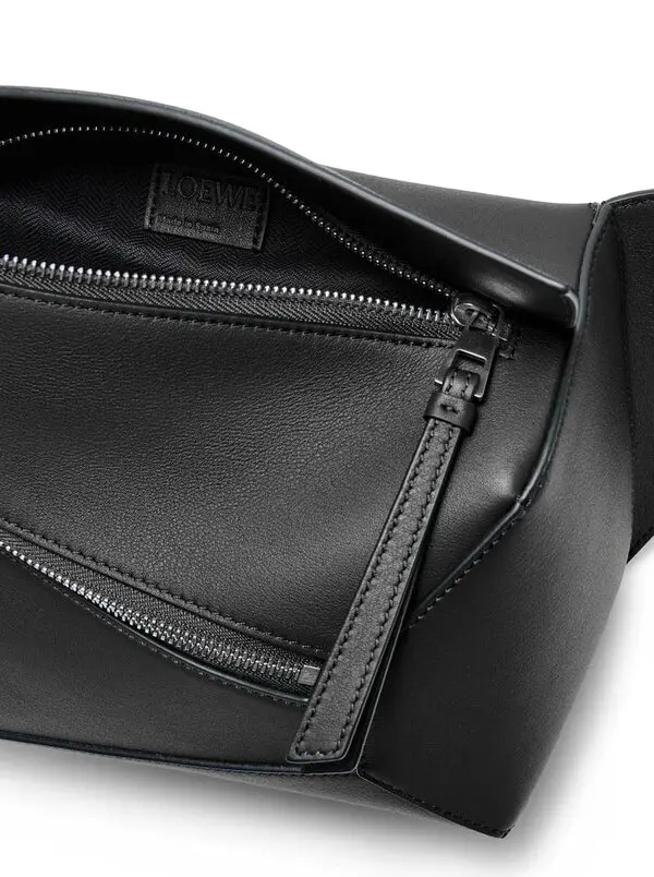 Loewe Small Puzzle Classic Calfskin Leather Bag - Black