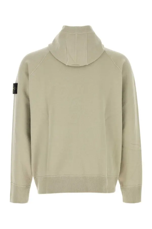 Stone Island Dove Grey Knit Sweatshirt