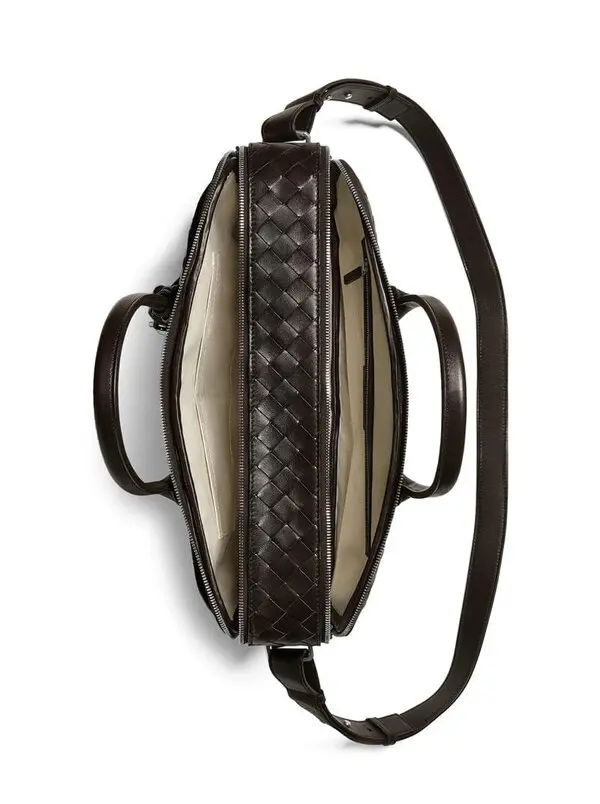Bottega Veneta Intrecciato Leather Business Bag