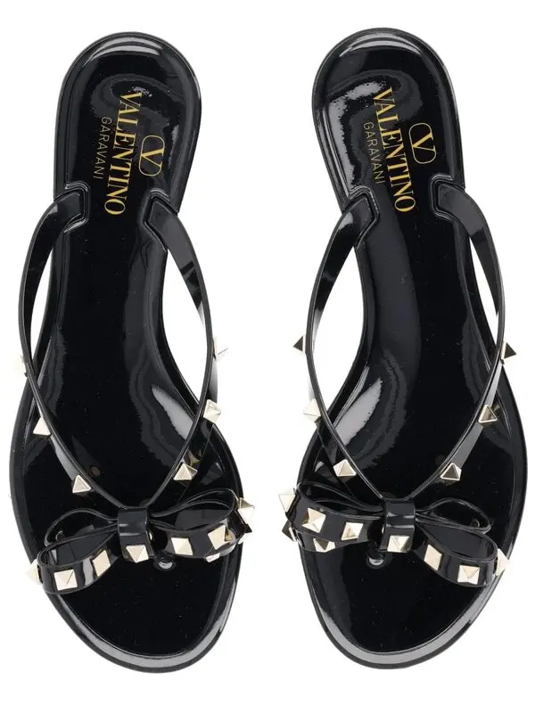 Valentino Garavani Rockstud Sandal - Black