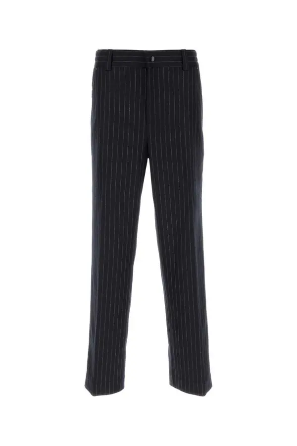 Moncler Embroidered Stretch Wool Pant