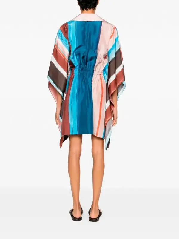 Fendi Habutai Stripe Dress - Multicolor