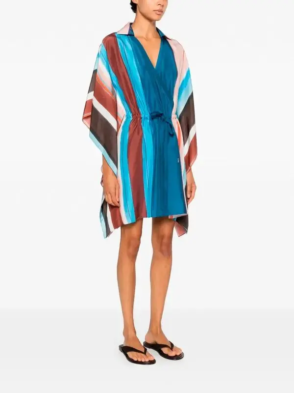 Fendi Habutai Stripe Dress - Multicolor