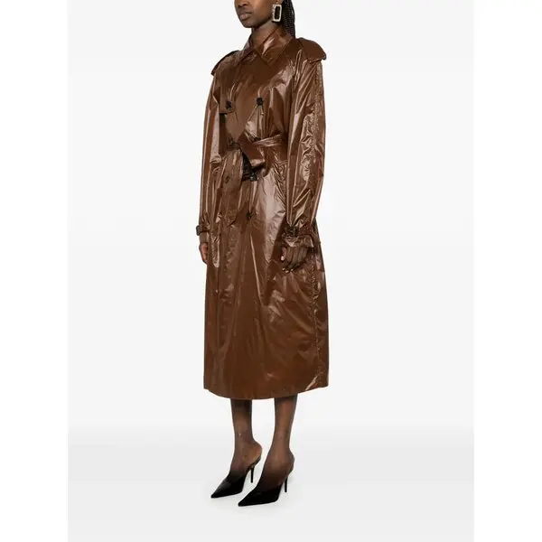 Saint Laurent Glossy Finish Trench Coat