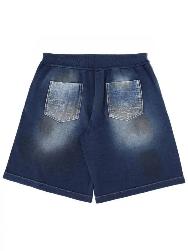 Dsquared2 Cotton Denim Shorts - Blue