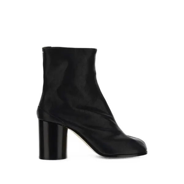 MAISON MARGIELA Leather Tabi Boots - Black