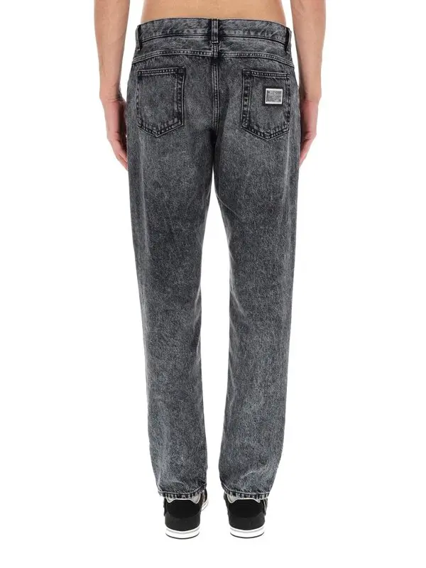 Dolce & Gabbana Acid Wash Denim Jeans