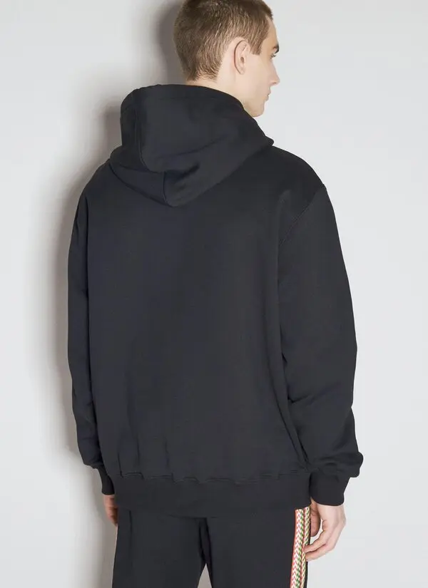 LANVIN Curblace Hooded Sweatshirt - Black