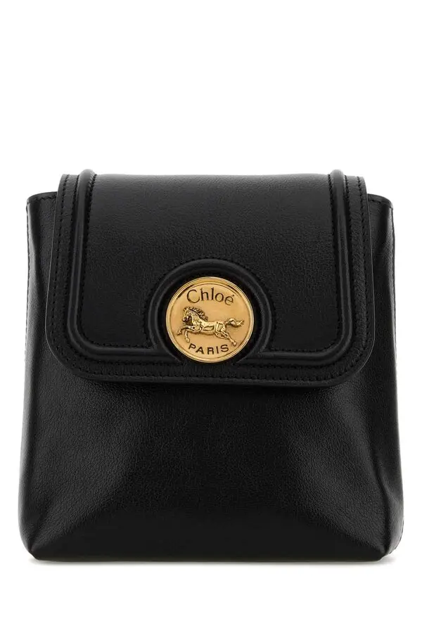 Chloé Leather Horse Medal Backpack